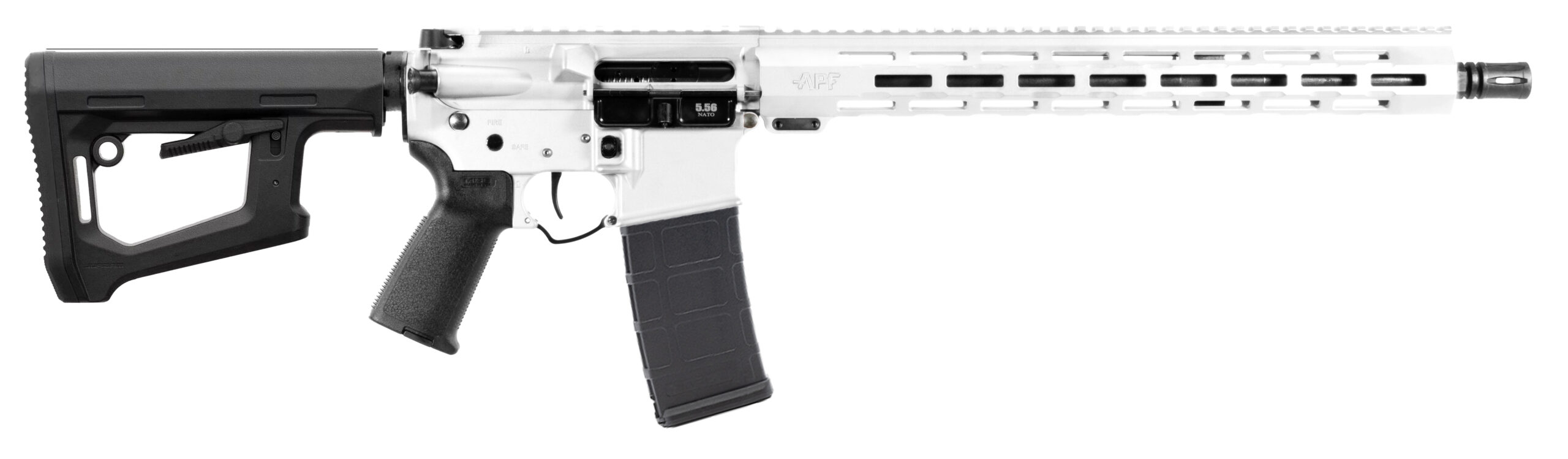 APF 5.56 NATO FURY 16 WHITE MLOK - GunHippo