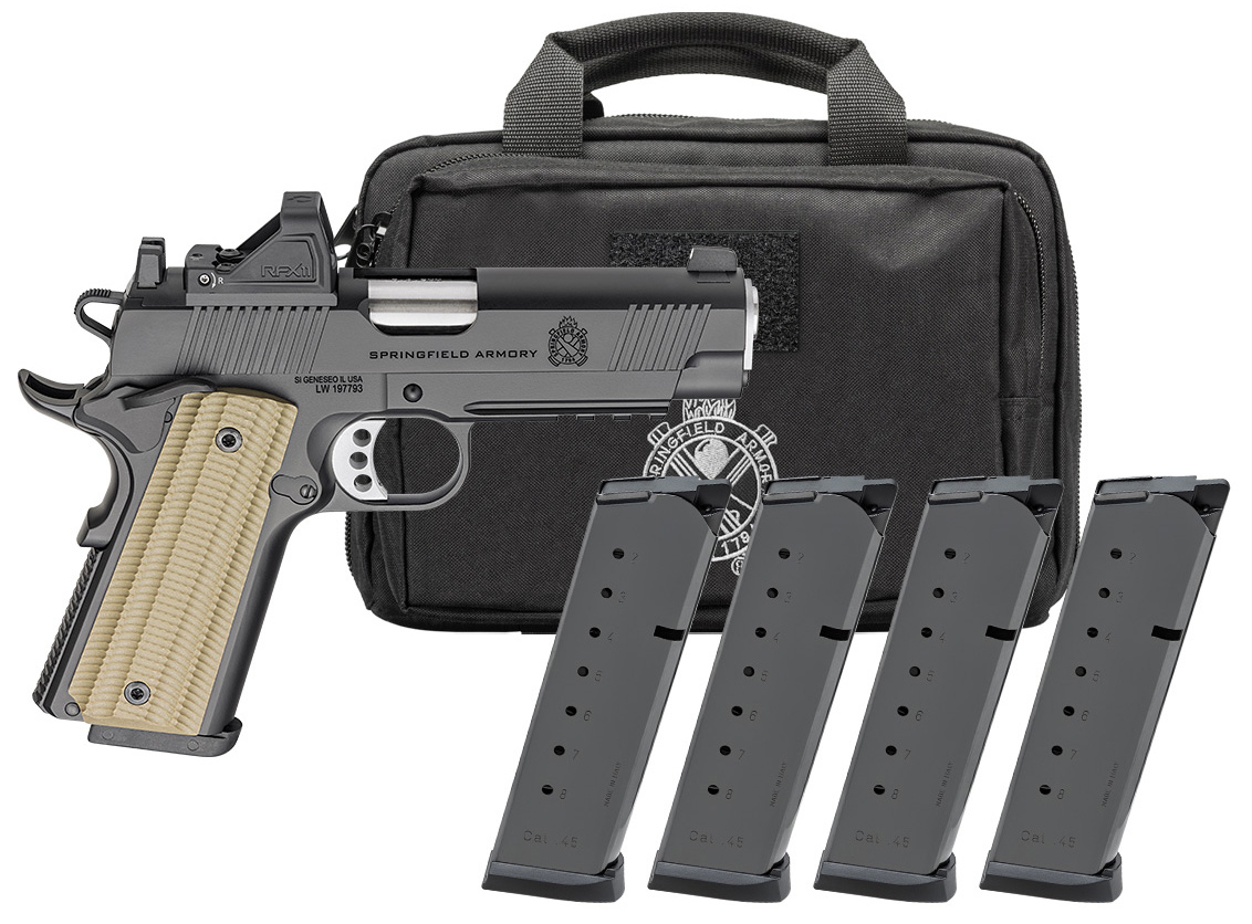 SPR 1911 OPERATOR AOS 45ACP 4.25 BLK 8RD PAC - GunHippo